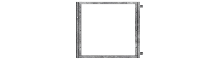 Sheep Yard Gate - Frame only 900 x 1000mm Wide - Farmquip