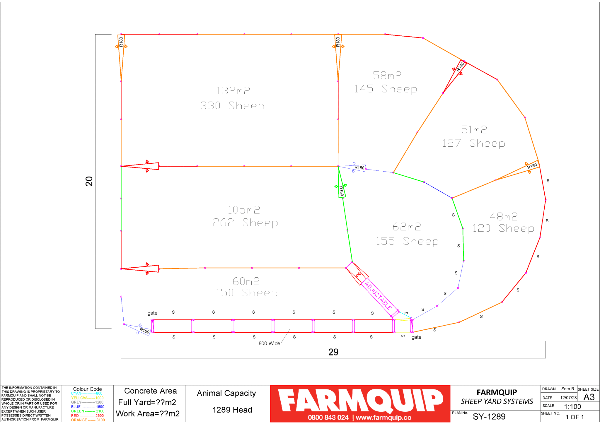 Sheep Yard 1289 Head - Farmquip